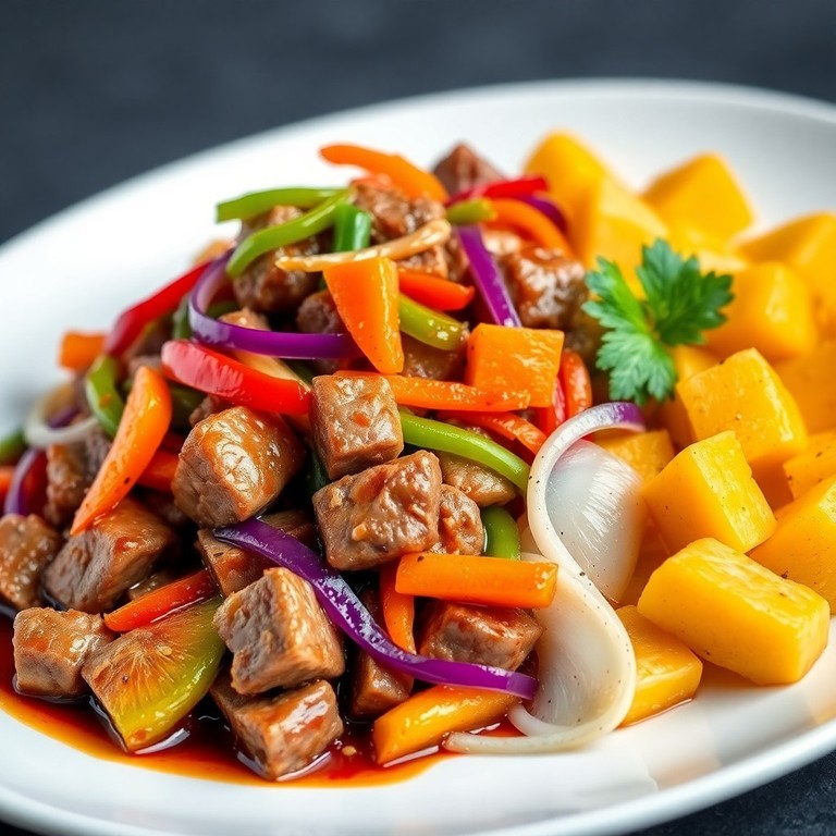 Sauté de Carne e Legumes ao Estilo Asiático - Mr. Cook