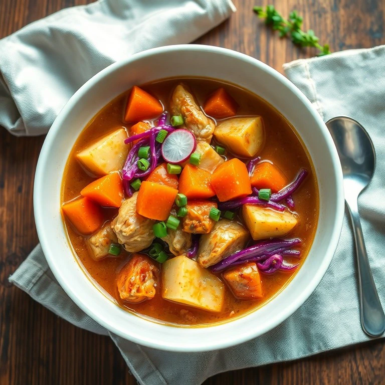 Guiso tradicional de pollo con verduras - Mr. Cook