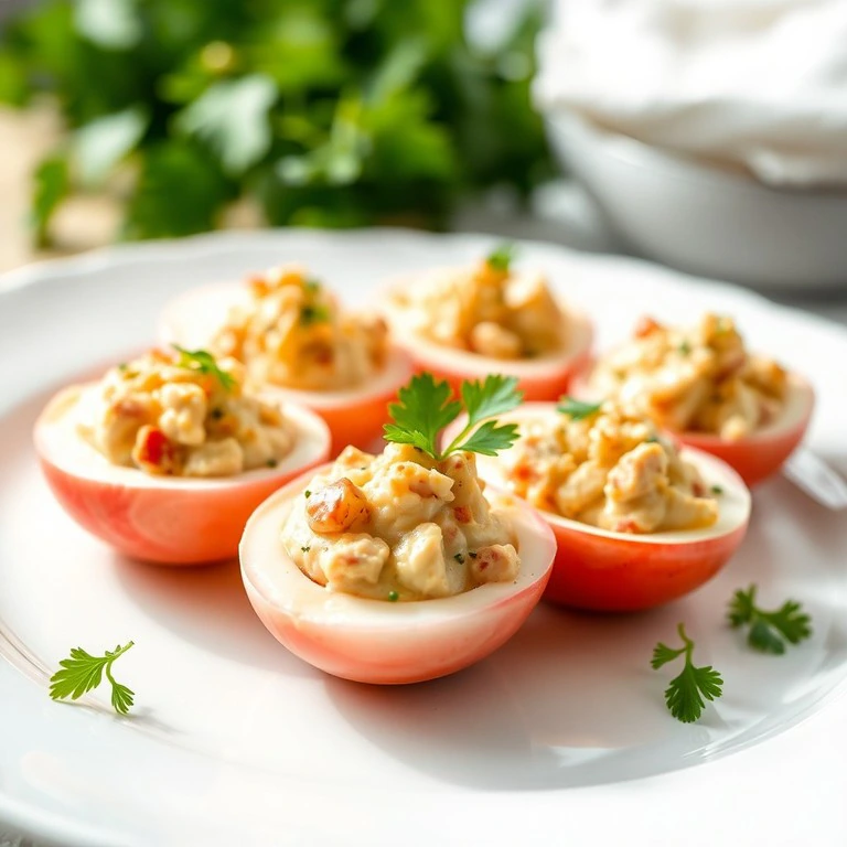 Gefüllte Eier Mit Thunfisch