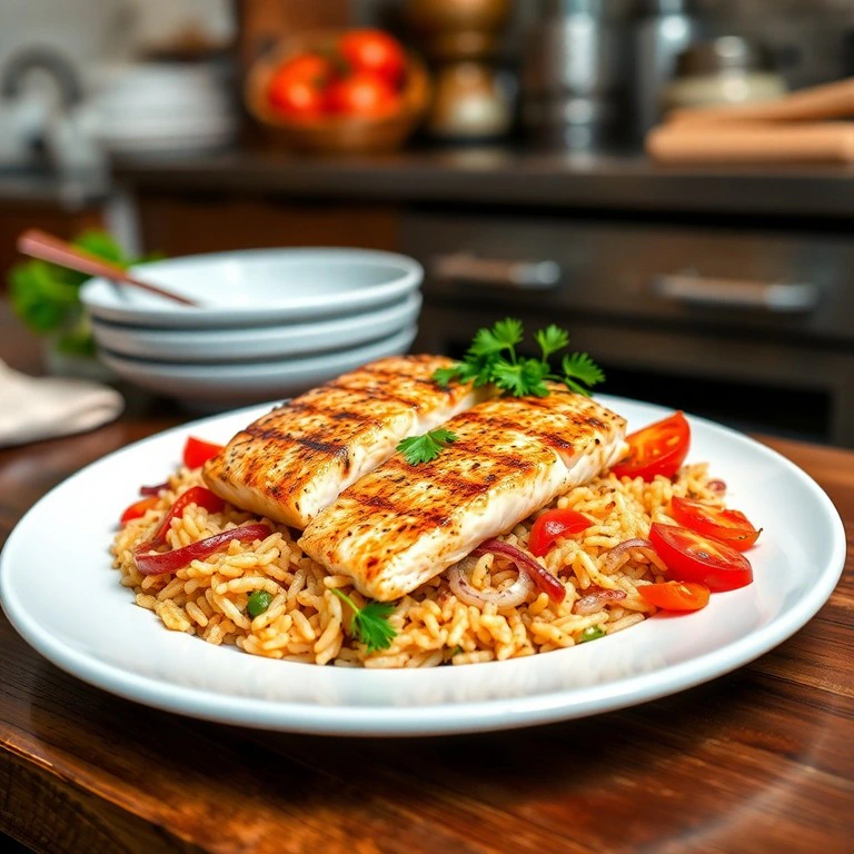 Lachs und Reis - Mr. Cook