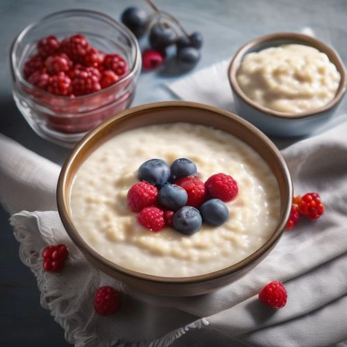 Porridge with Red Berries - Mr. Cook
