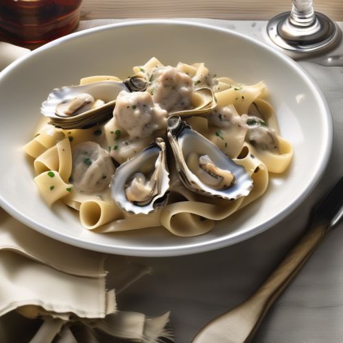 Rich Pasta Dish with Smoked Oysters - Mr. Cook