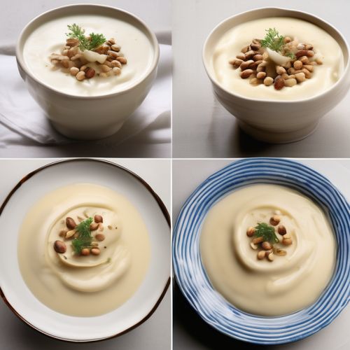 Celeriac, Bone Marrow, Hazelnut, and Roasted Garlic Purée - Mr. Cook