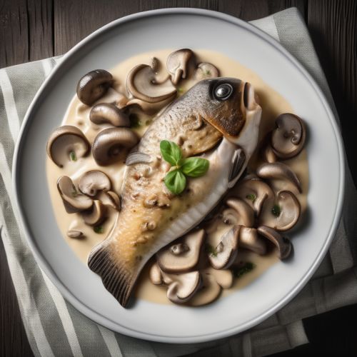 Creamy Mushroom Fish - Mr. Cook