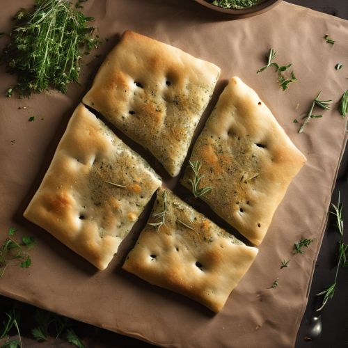 Herb-flavored Flatbread - Mr. Cook