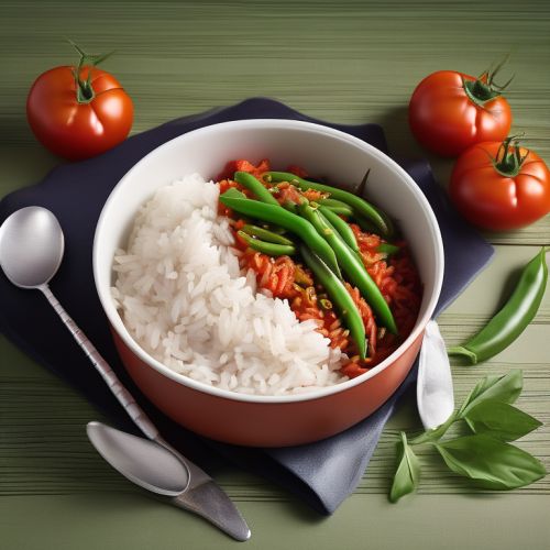 Tomato and Green Bean Rice - Mr. Cook