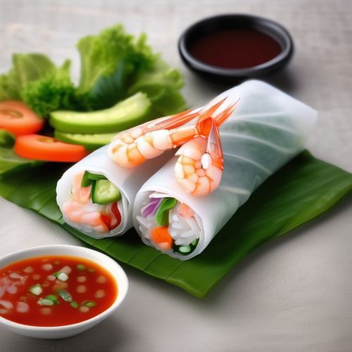 Shrimp Rice Paper Rolls - Mr. Cook