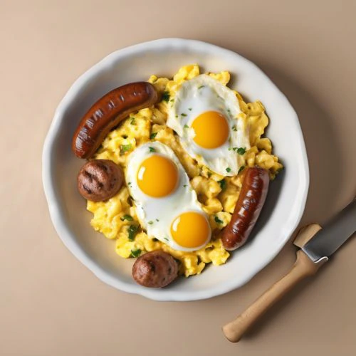Sausage and Egg Scramble - Mr. Cook
