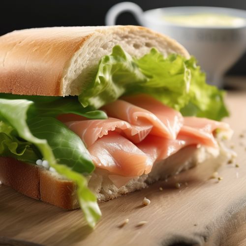 Salted Red Fish Sandwich - Mr. Cook