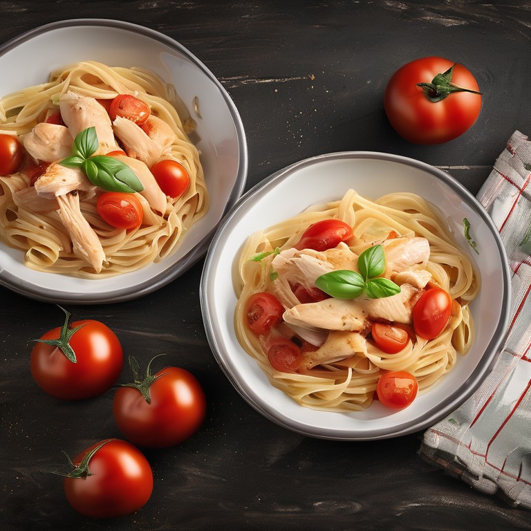 Chicken Tomato Pasta - Mr. Cook