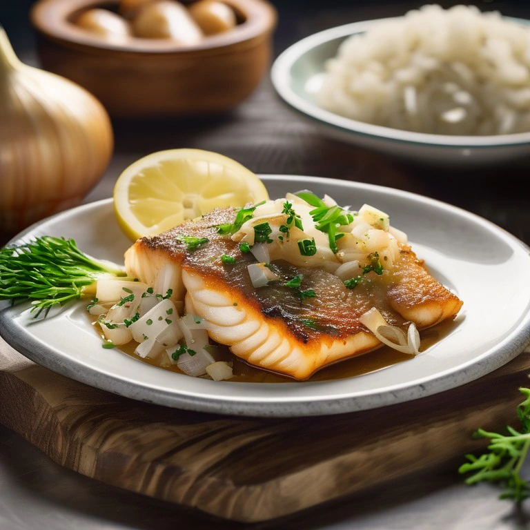 Garlic Onion Fish - Mr. Cook