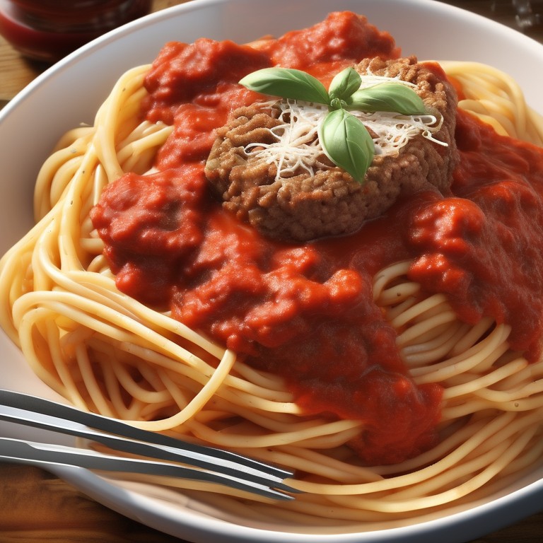 Breaded Beef Spaghetti - Mr. Cook