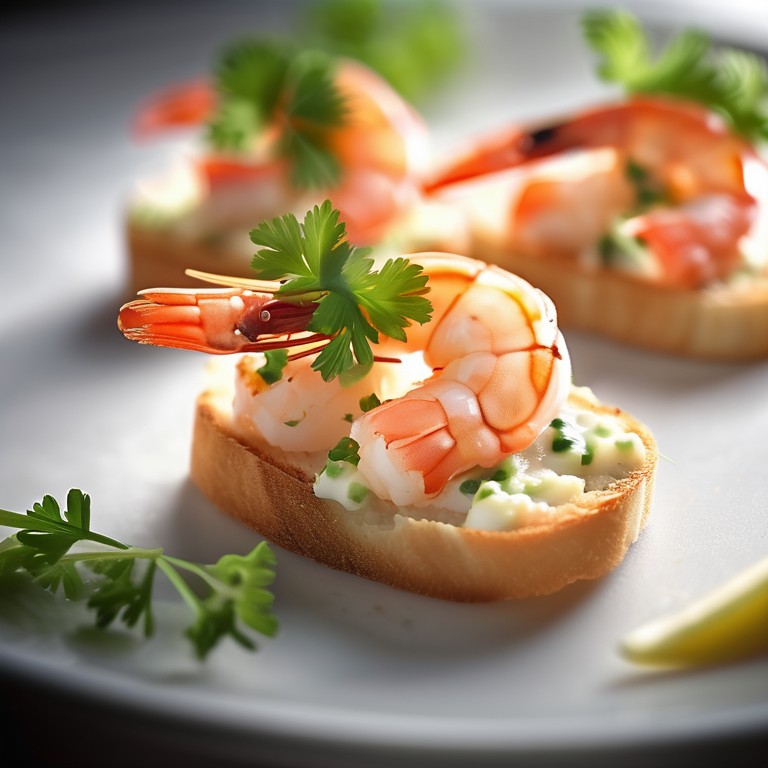 Shrimp Canapes - Mr. Cook