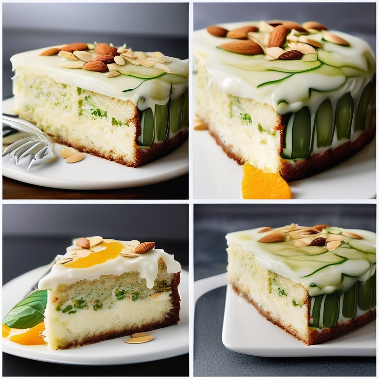 Courgette, Orange & Almond Cake with Sweet Yogurt Frosting - Mr. Cook