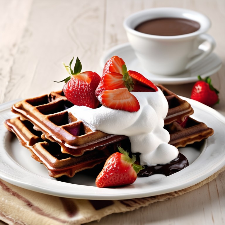 Decadent Chocolate Waffles - Mr. Cook