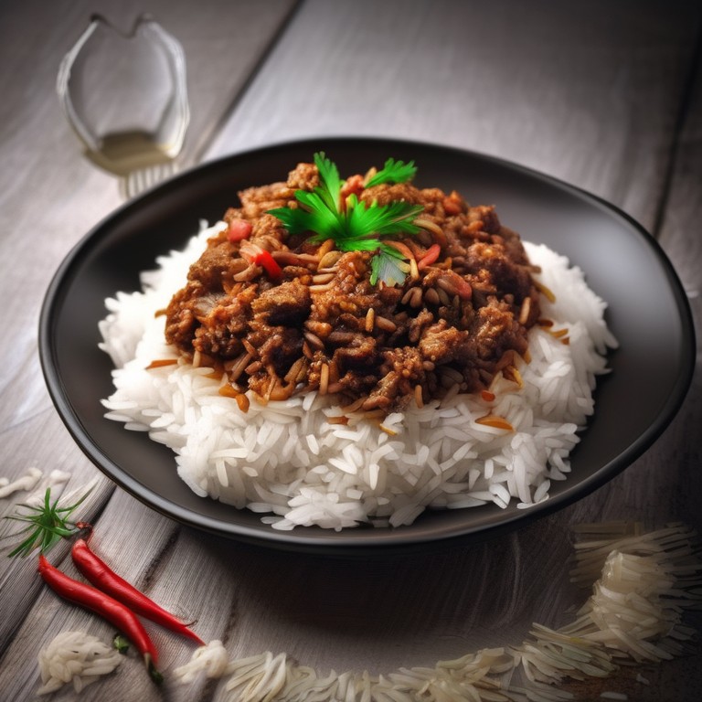 Minced Meat and Rice - Mr. Cook