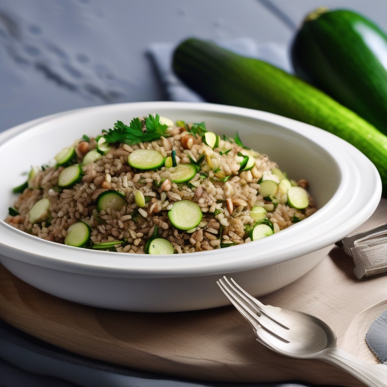 Grechka and Zucchini Pilaf - Mr. Cook