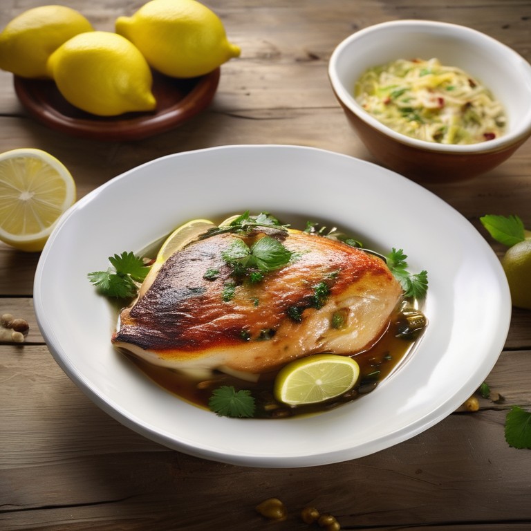 Pollo Asado con Limón y Hierbas - Mr. Cook