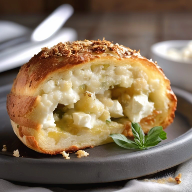 Stuffed Feta Cheese Bread - Mr. Cook