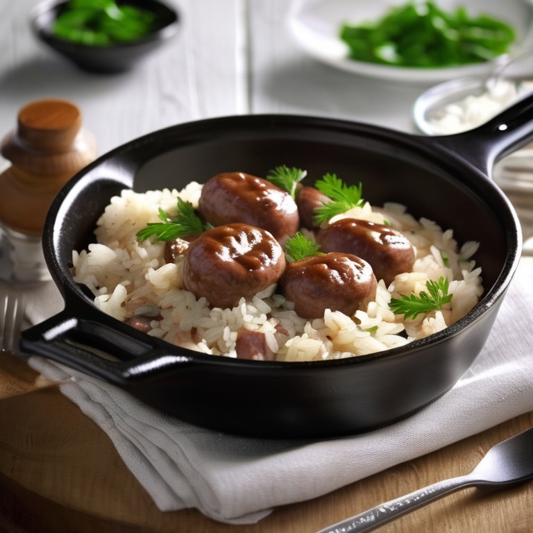 Sausage and Rice Skillet - Mr. Cook