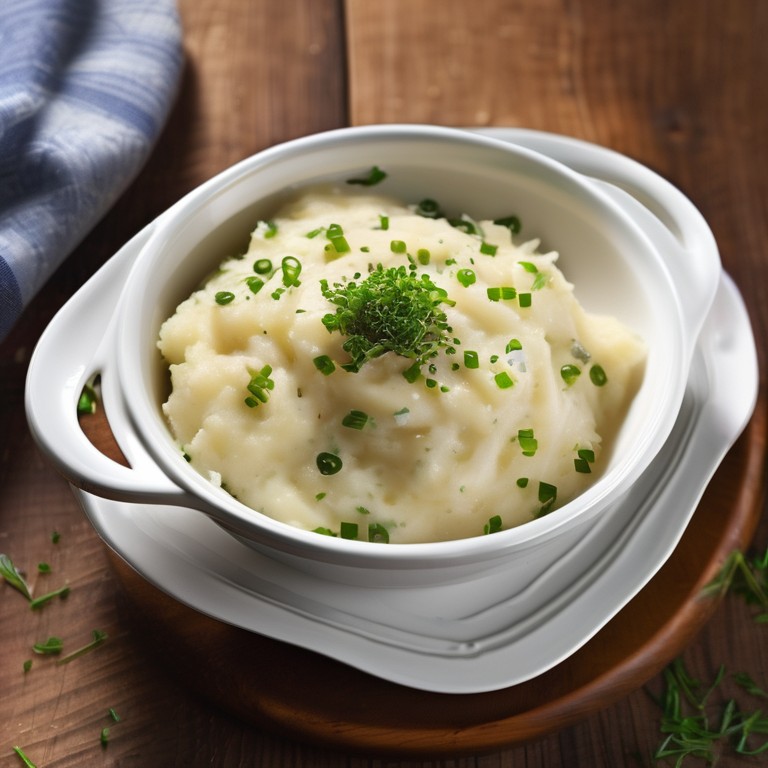 Savory Garlic Potato Mash - Mr. Cook